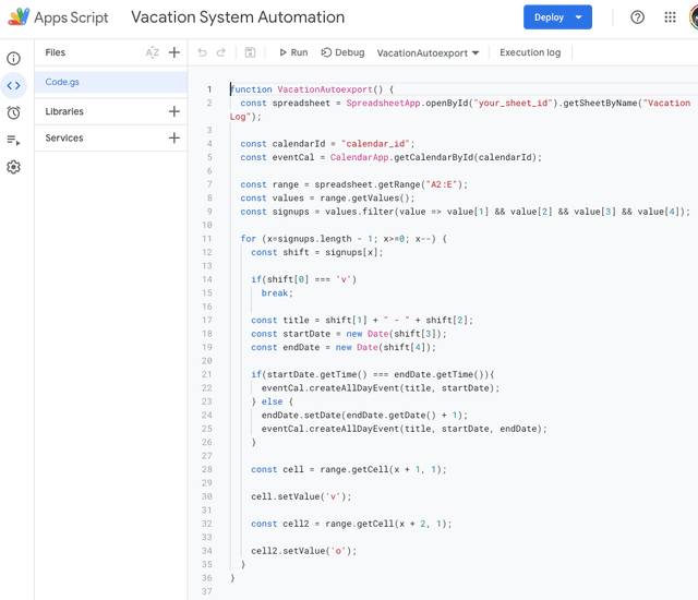 Slack과 Google Docs로 연차관리 자동화하기 | Chavo Kim